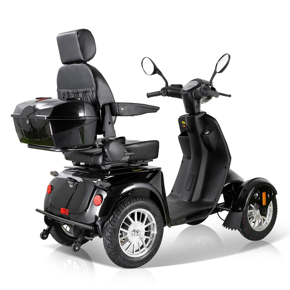 ZVGREEN AFD2D-4L HHZ Black Electric 4-Wheel Mobility Scooter
